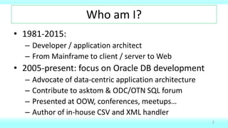 JSON in Oracle 18c and 19c | PPT
