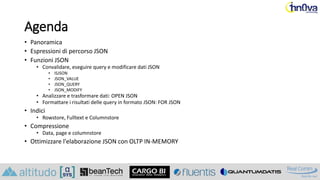 JSON in SQL Server 2019 | PPTX | Databases | Computer Software and Applications