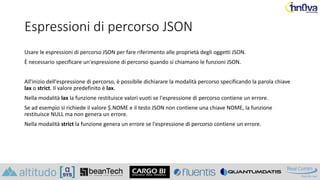JSON in SQL Server 2019 | PPTX | Databases | Computer Software and Applications