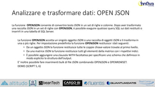 JSON in SQL Server 2019 | PPTX | Databases | Computer Software and Applications
