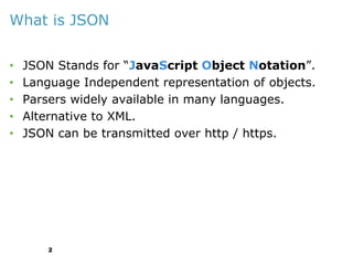 JSON Support in Salesforce - winter 12 | PPT