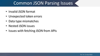 How to Fix JSON Parsing Issues - Key Concept You MUSt Know | PDF