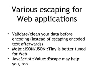 JSON, JSON::PP, and more | PPT