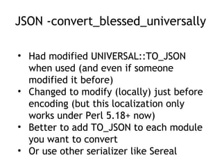 JSON, JSON::PP, and more | PPT