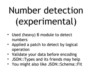 JSON, JSON::PP, and more | PPT