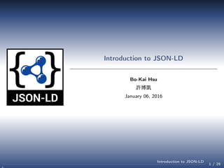 Introduction to Json ld | PPT