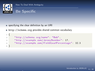 Introduction to Json ld | PPT