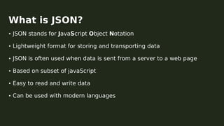 JSON Learning | PPT
