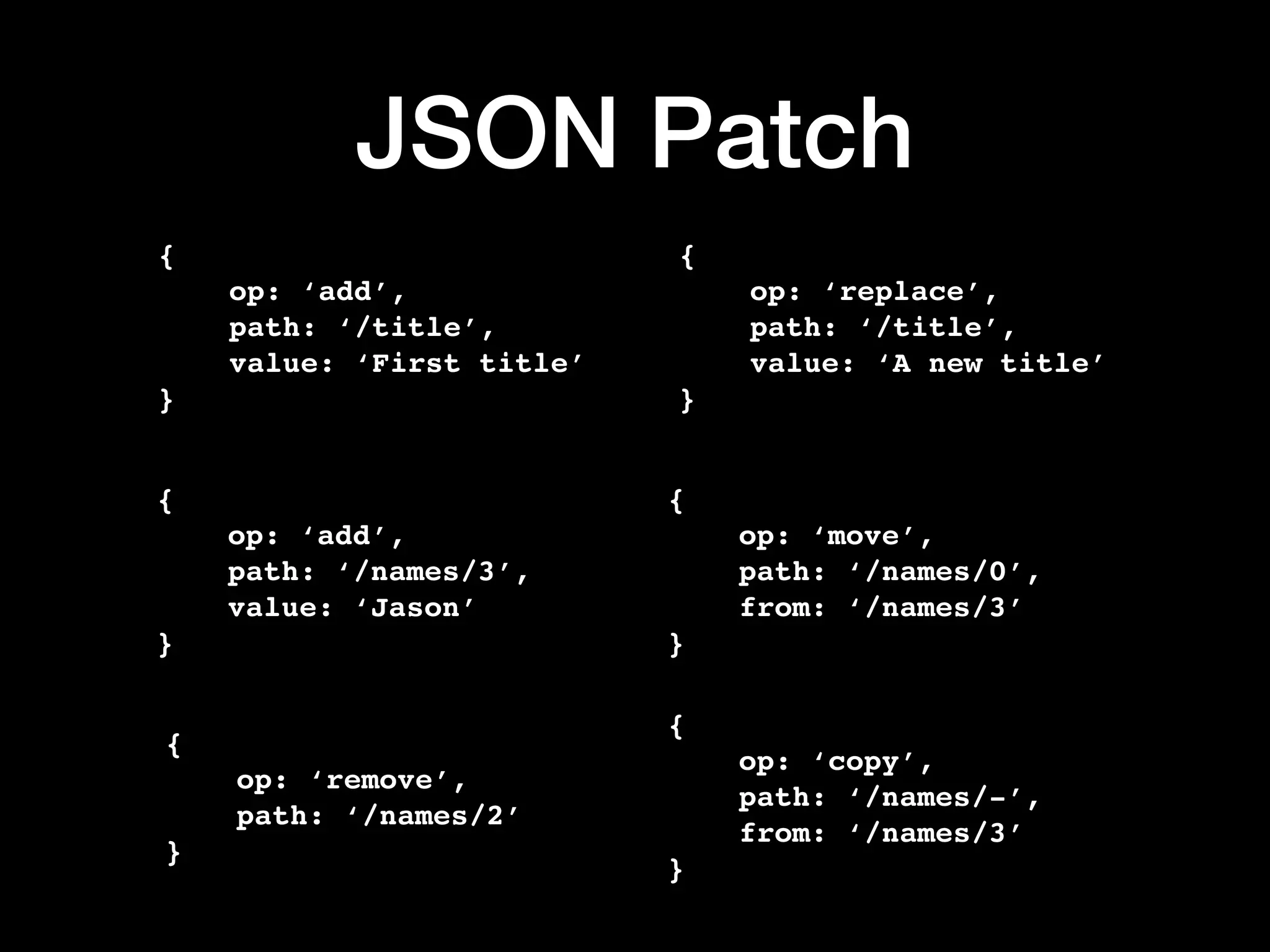Concurrent Editing with Operational Transformations and JSON Patch | PPT