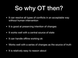 Concurrent Editing with Operational Transformations and JSON Patch | PPT