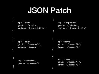 Concurrent Editing with Operational Transformations and JSON Patch | PPT