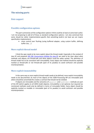 Json Processing API (JSR 353) review | PDF