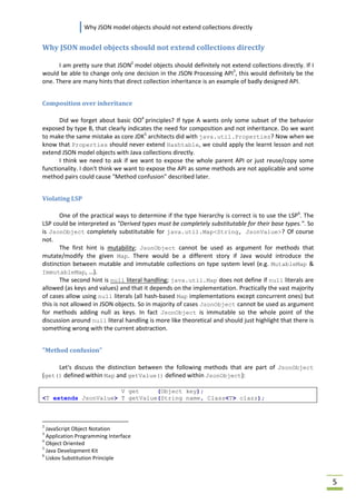 Json Processing API (JSR 353) review | PDF