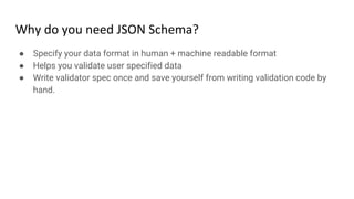 JSONSchema with golang | PPT