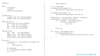 JSONSchema with golang | PPT