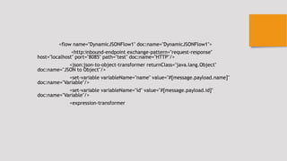 Json to json esb transformation | PPT
