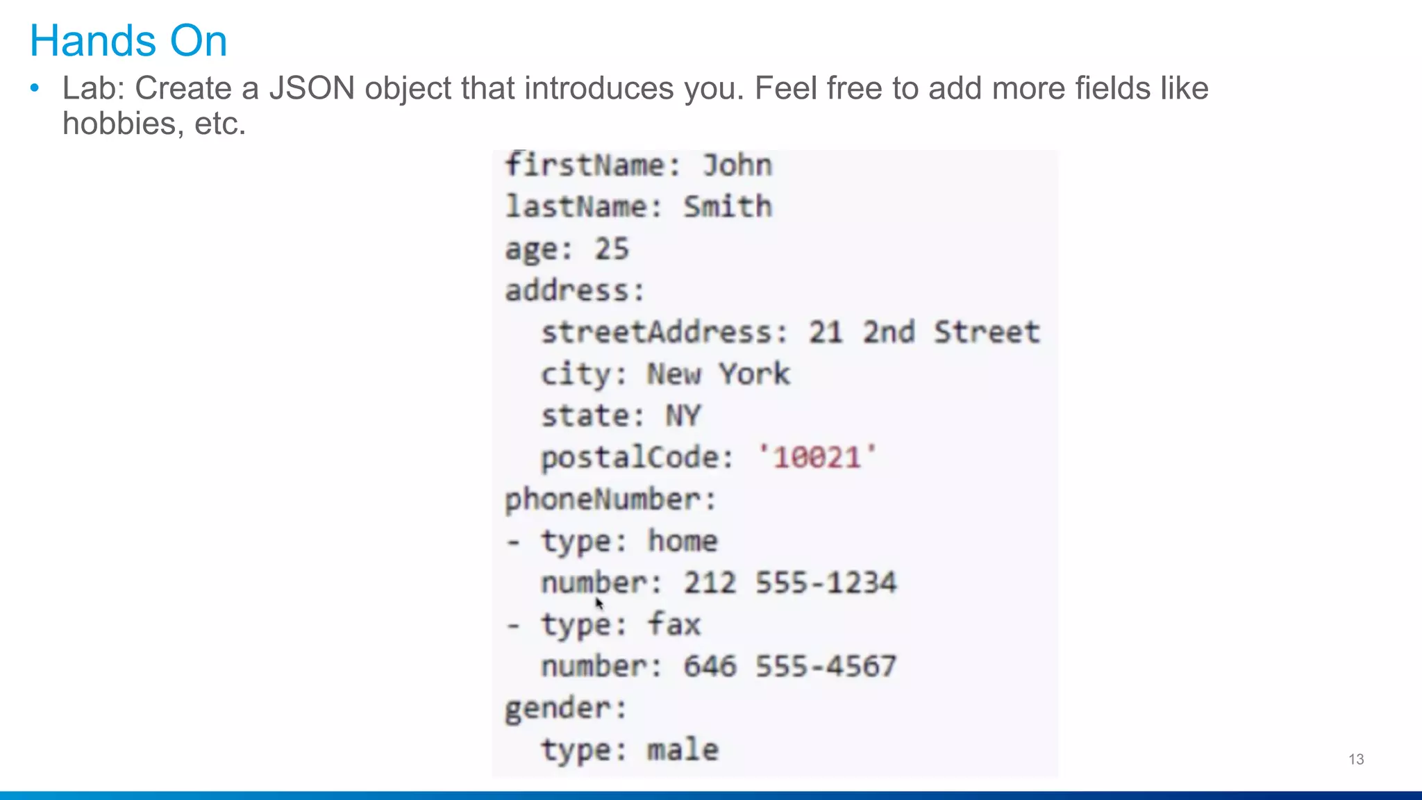 Json training | PPTX | Web Development | Internet