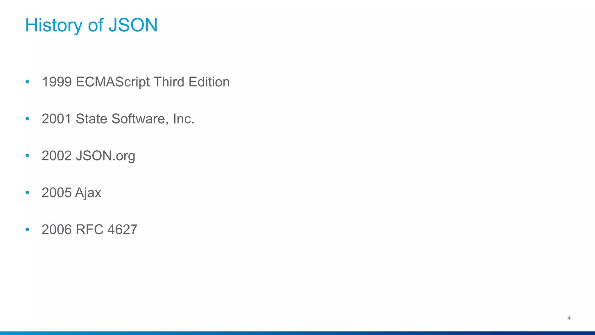 Json training | PPTX | Web Development | Internet