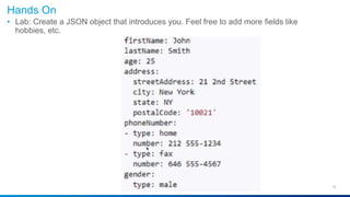Json training | PPTX | Web Development | Internet