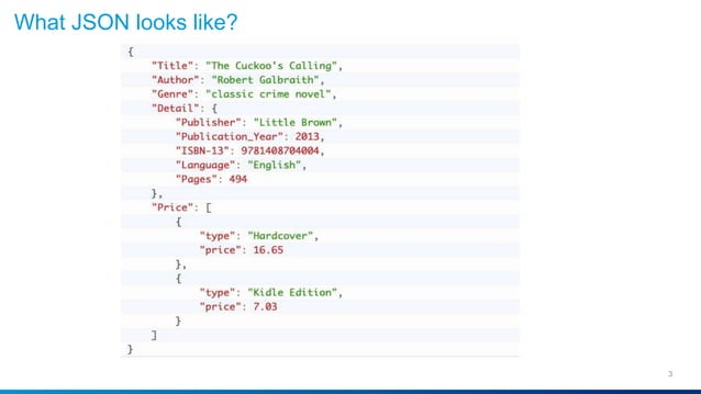 Json training | PPTX | Web Development | Internet