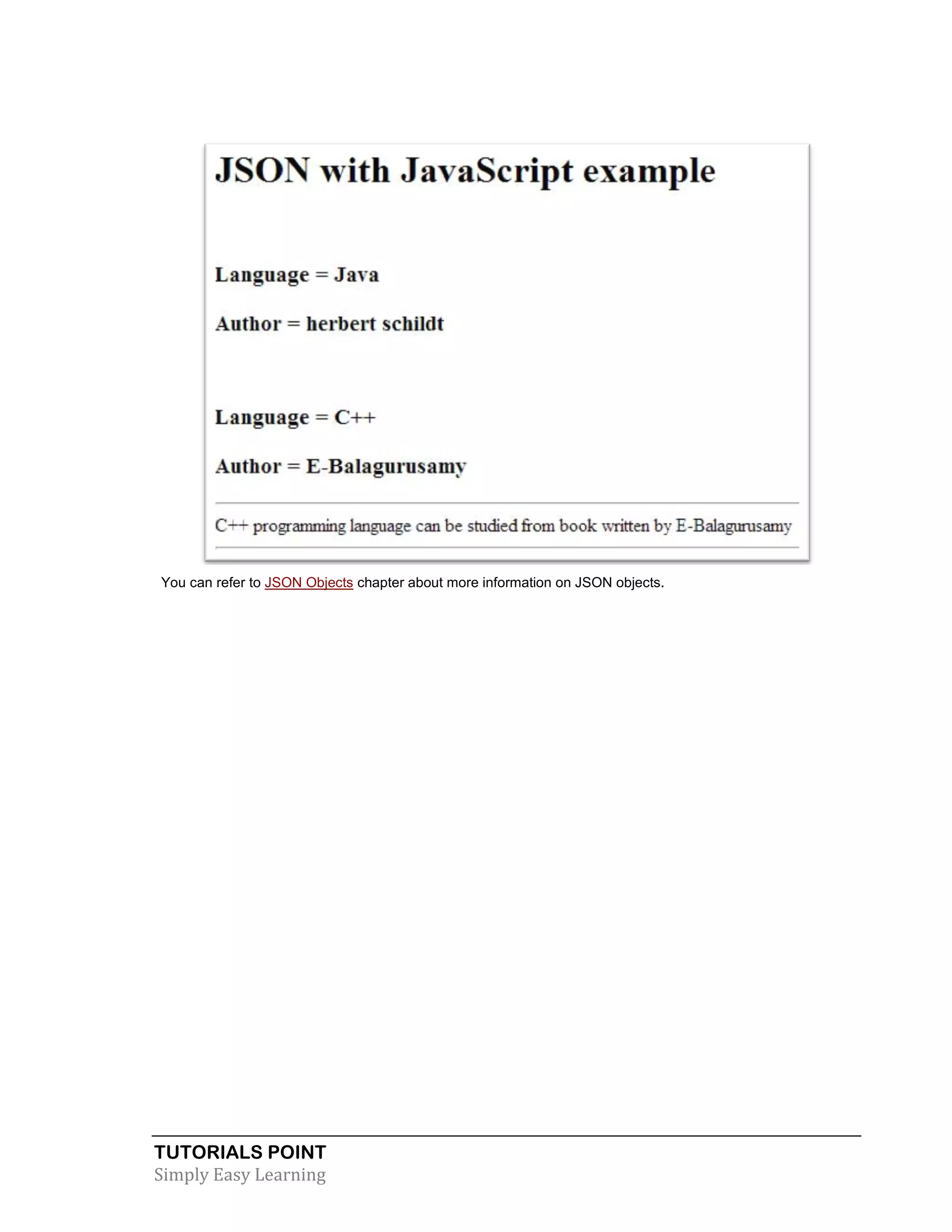 Json tutorial | PDF
