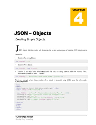 Json tutorial | PDF