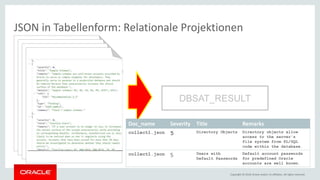 JSON in der Oracle Datenbank | PPTX