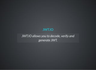 Json web token | PDF | Web Development | Internet