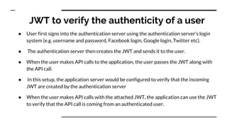 Json Web Token - JWT | PPTX
