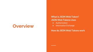Json Web Token - JWT | PPTX