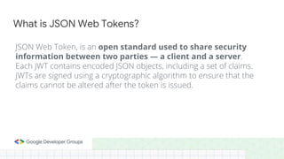 Json web tokens | PPTX