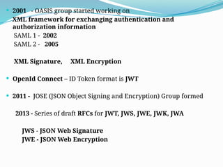 JsonWebTokens ppt - explains JWT, JWS , JWE Tokens | PPT