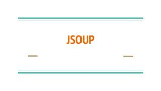 Jsoup | PPT