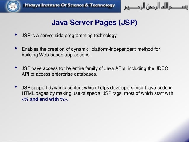 Java Server Pages