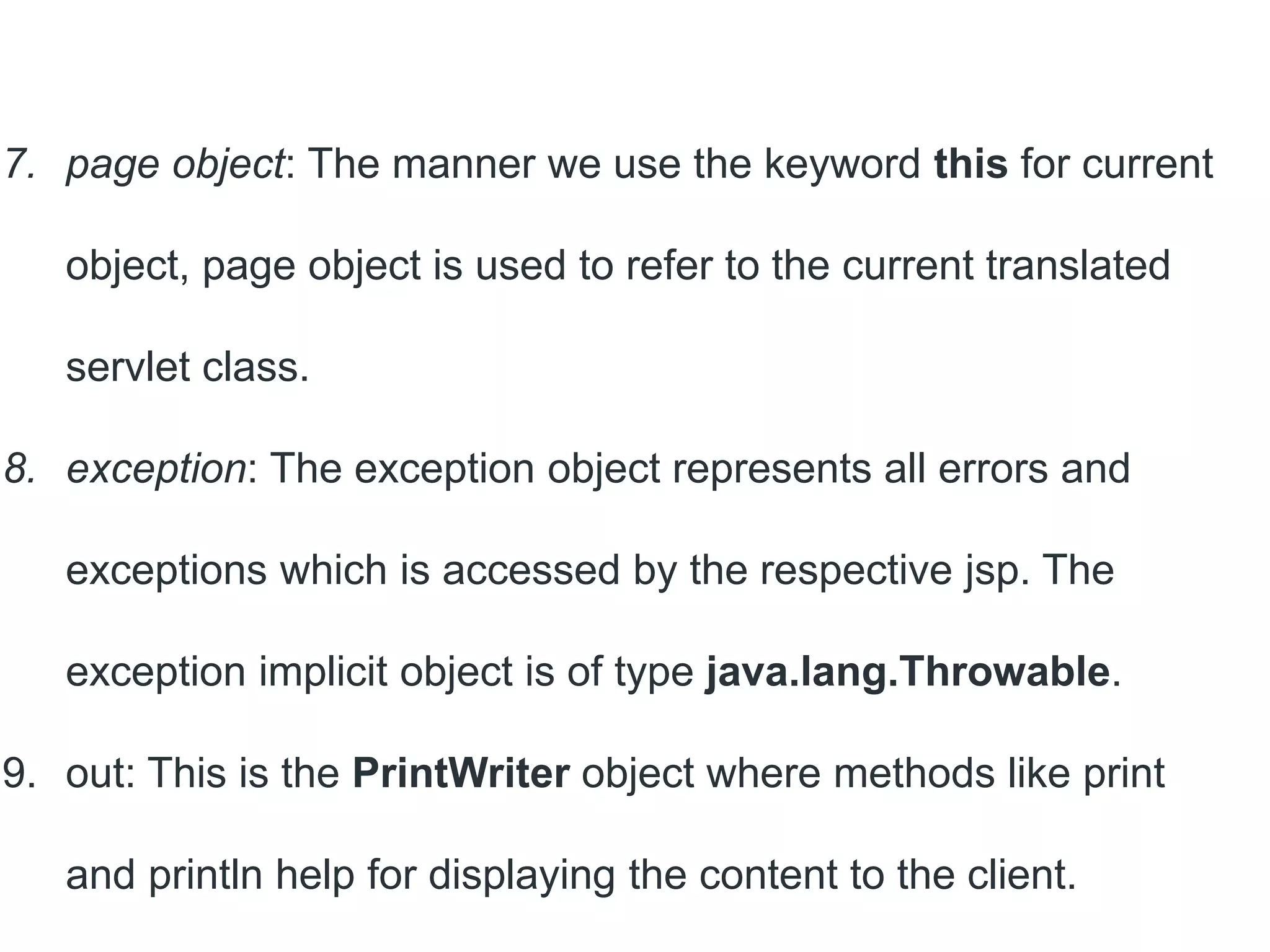 JSP.pptx | Web Development | Internet