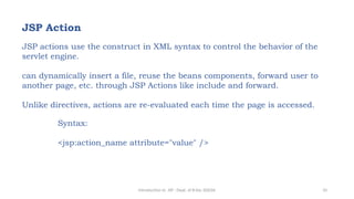 JSP.pptx programming guide for beginners and experts | PPT