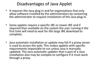 Jsp applet | PPT
