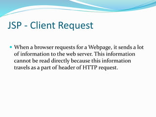 JSP Client Request | PPT
