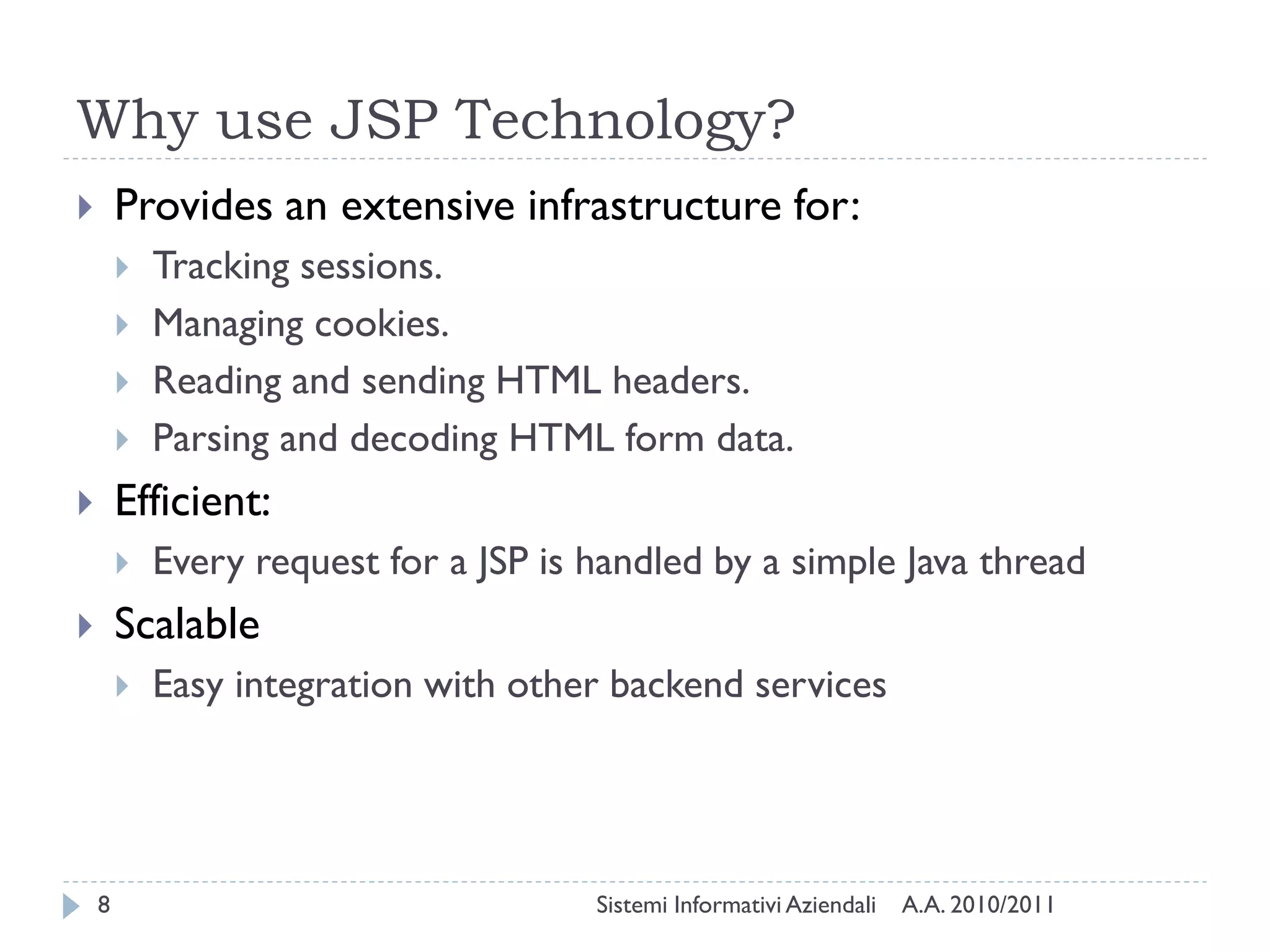 Introduction to JSP pages | PDF