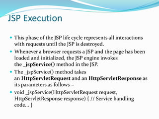 Jsp lifecycle | PPTX