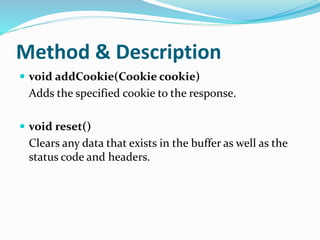 Jsp server response | PPT