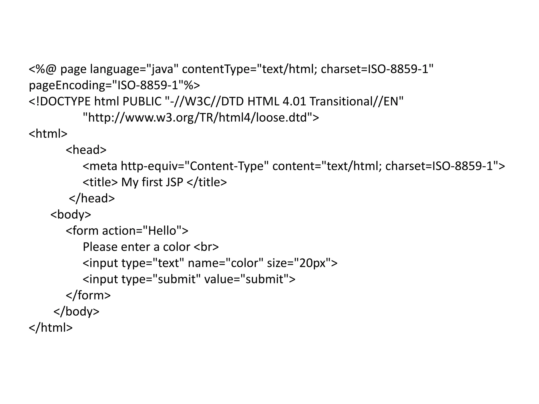 Understanding JSP -Servlets | PPTX