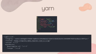JS package Manager | PPT