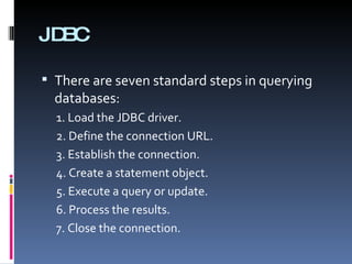 Jsp And Jdbc | PPT | Web Development | Internet
