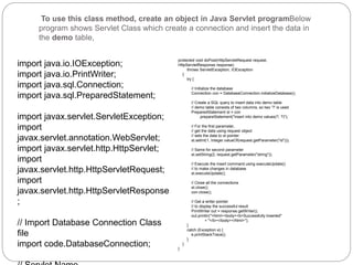 Jsp and jstl | PPTX | Web Development | Internet