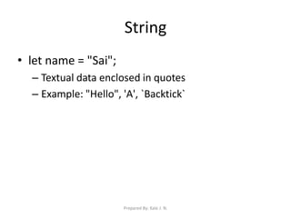 Comprehensive Overview of JavaScript Data Types and Their Usage | PDF
