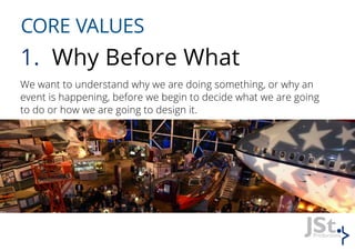 J Street Productions Core Values #CultureCode | PPT