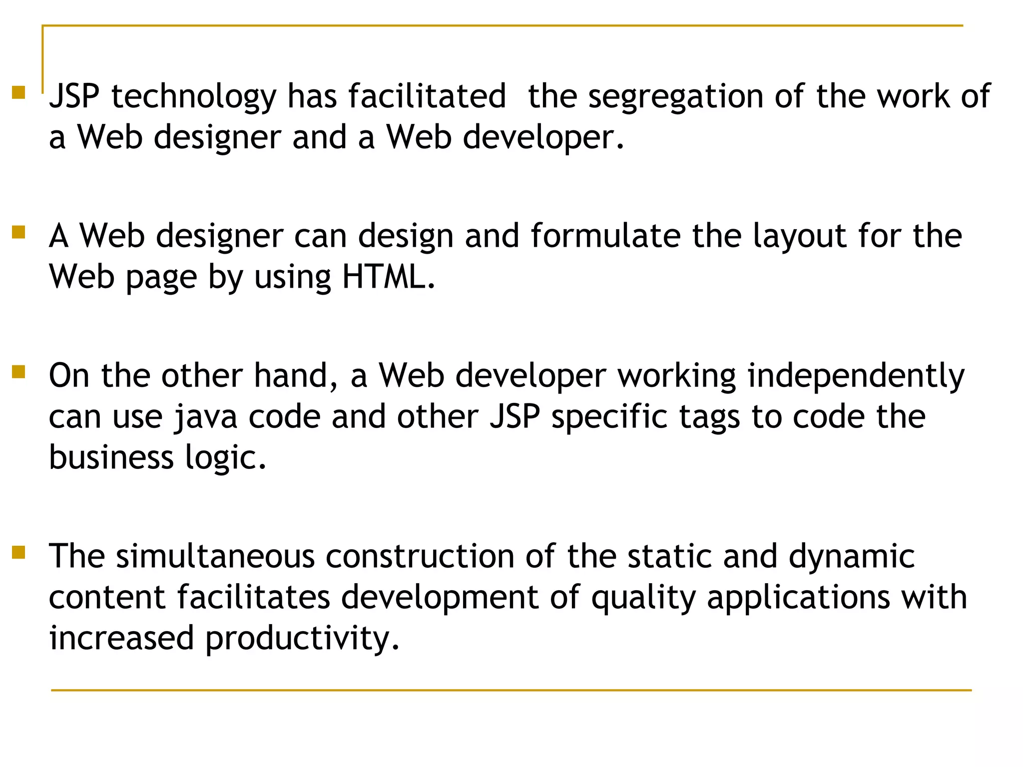 Jsp Components And Directives Pdf