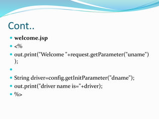 Jsp config implicit object | PPTX