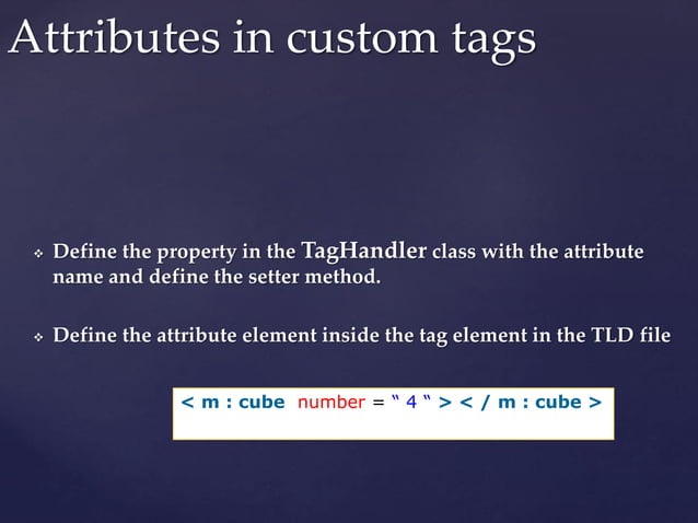 JSP custom tags | PPT